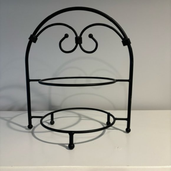 Kitchen | Plate Stand Black Metal | Poshmark